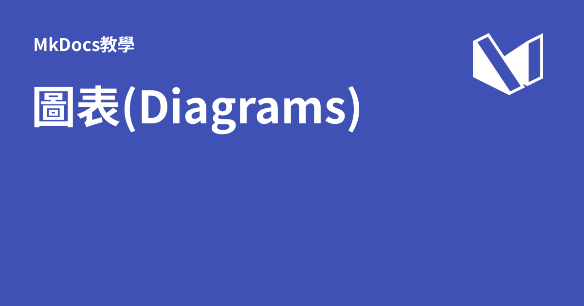 圖表(Diagrams) - MkDocs教學